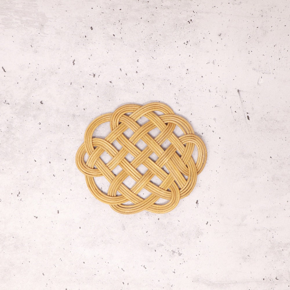 Norm | Kuroshiro Works Rattan Pot Mat (Circle) | Handmade in Japan